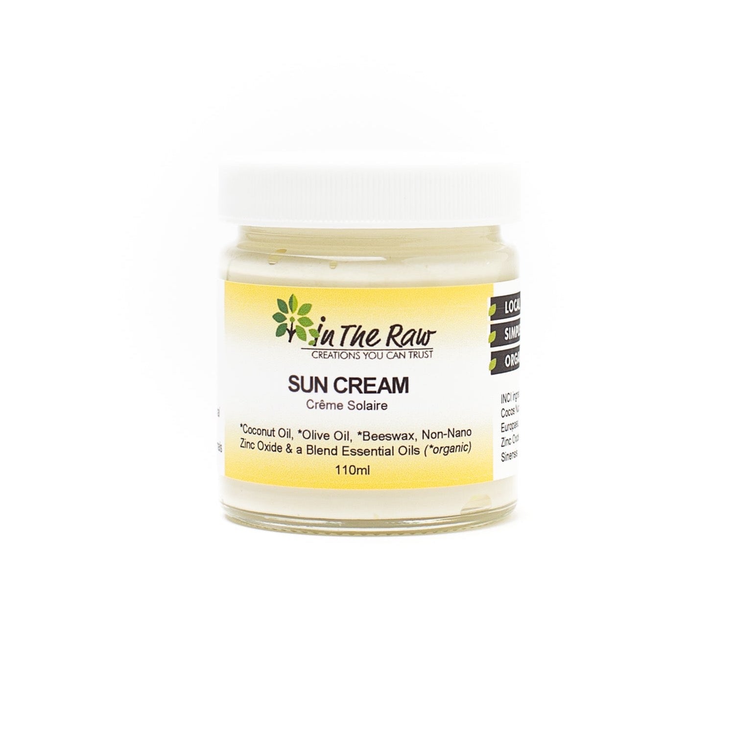 Sun Cream – In The Raw Sprouting Center Ltd